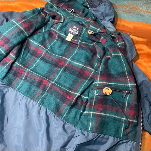 Woolrich | Jackets & Coats | Vintage Woolrich Hooded Wool Plaid Flannel ...